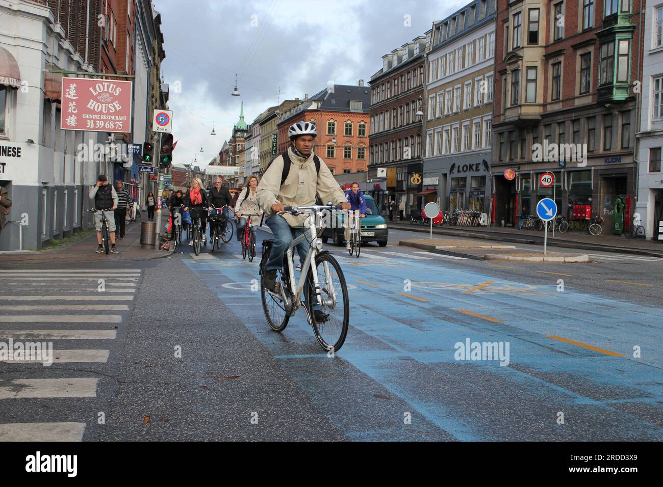 Copenhagen norrebrogade cycle hi-res stock photography and images - Alamy