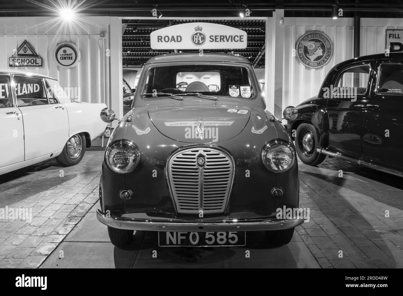 Sparkford.Somerset.United Kingdom.March 26th 2023.An Austin A35 RAC van ...