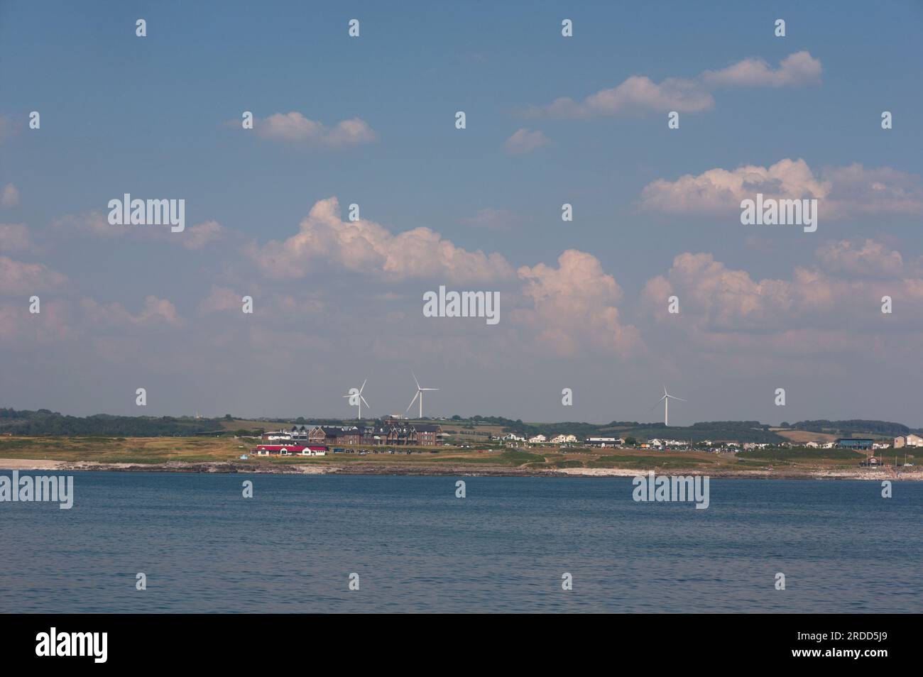 Rest Bay off Porthcawl with the Rest and the Royal Porthcawl golf club ...