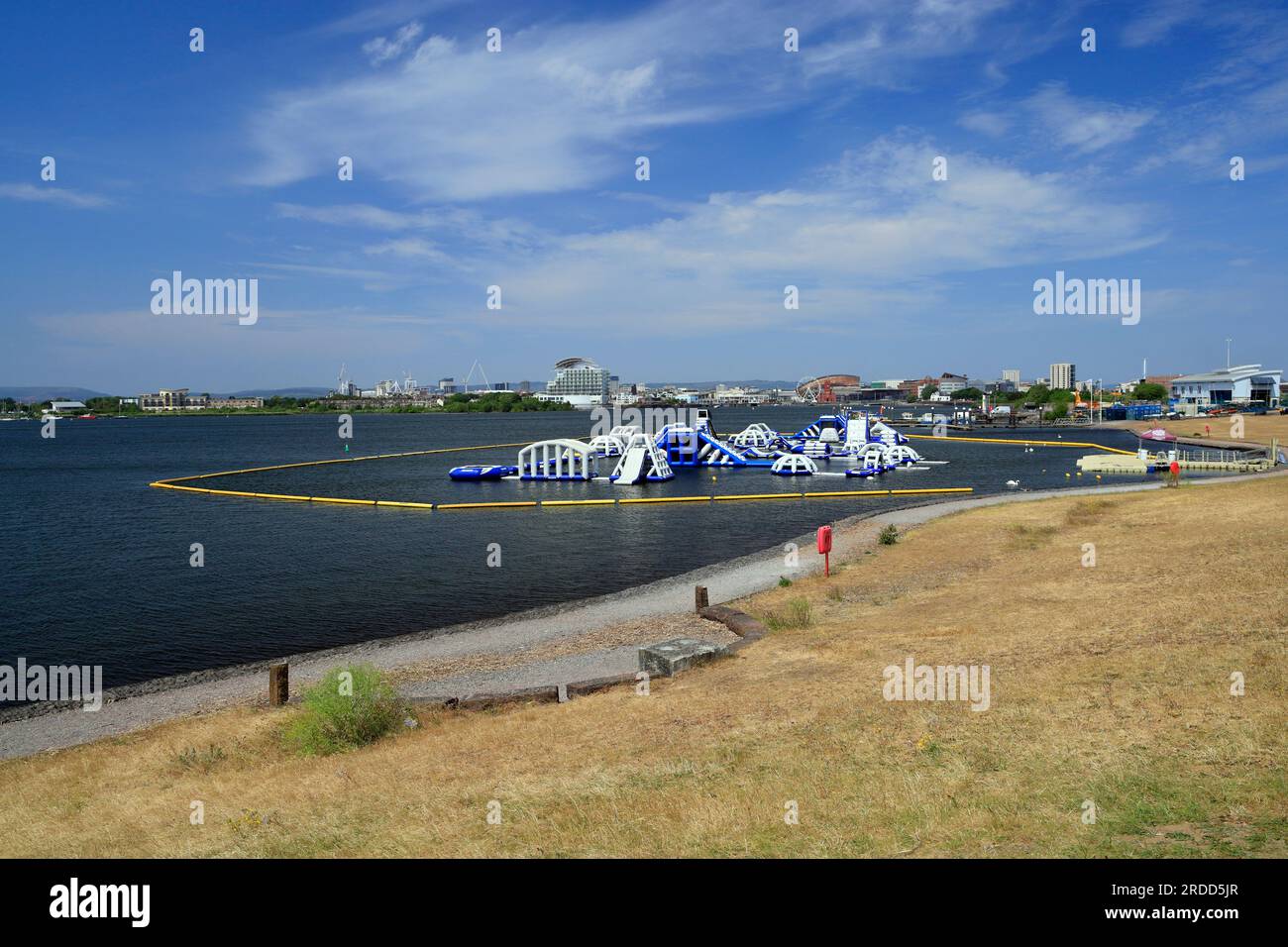Aqua Park Cardiff, summertime water activity, Cardiff Bay, Cardiff ...
