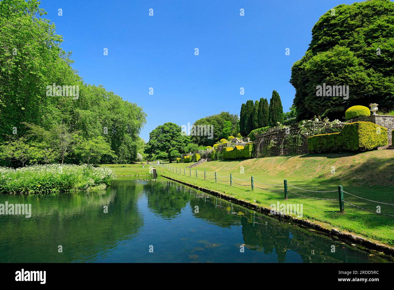 Lake and gardens, National History Museum/ Amgueddfa Werin Cymru, St ...