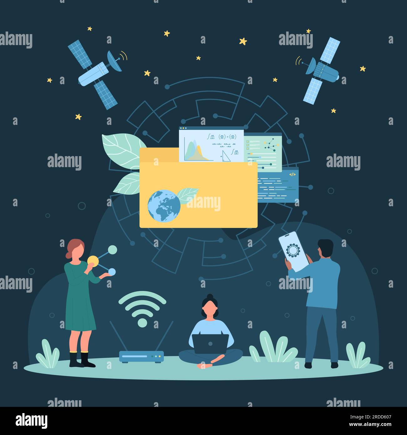 Cartoon folders hi-res stock photography and images - Alamy