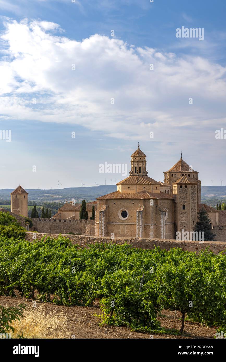 Royal Abbey of Santa Maria de Poblet, cistercian monastery, Catalonia ...
