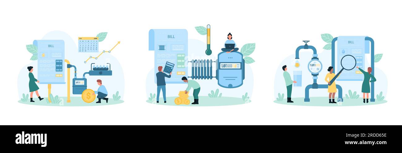 Electricity smart meter Stock Vector Images - Alamy