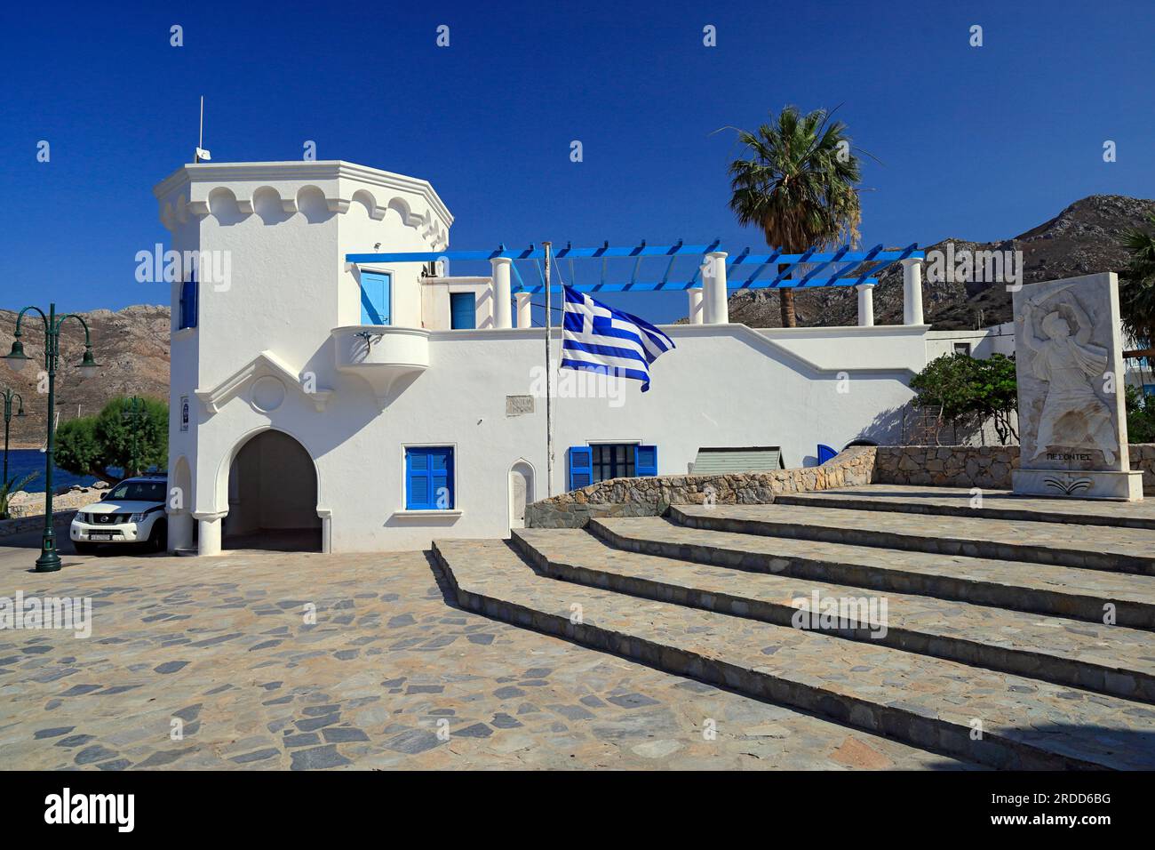 Police Station, built by the Italians during the occupation in the ...