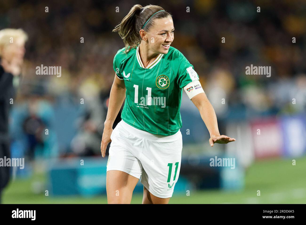Sydney, Australia. 20th July, 2023. Katie McCABE of Ireland looks on ...