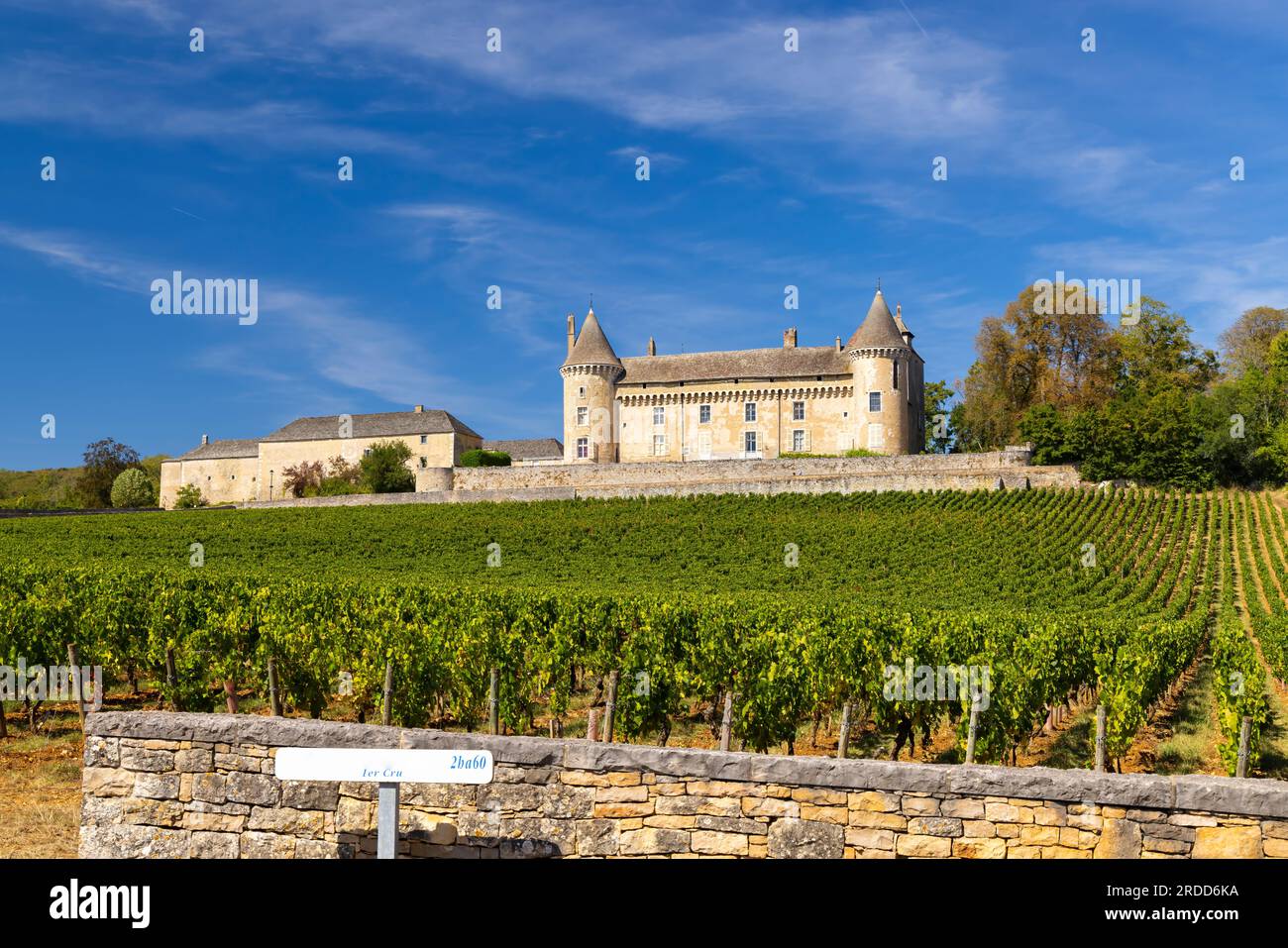 Chateau de Rully castle, Saone-et-Loire departement, Burgundy, France ...