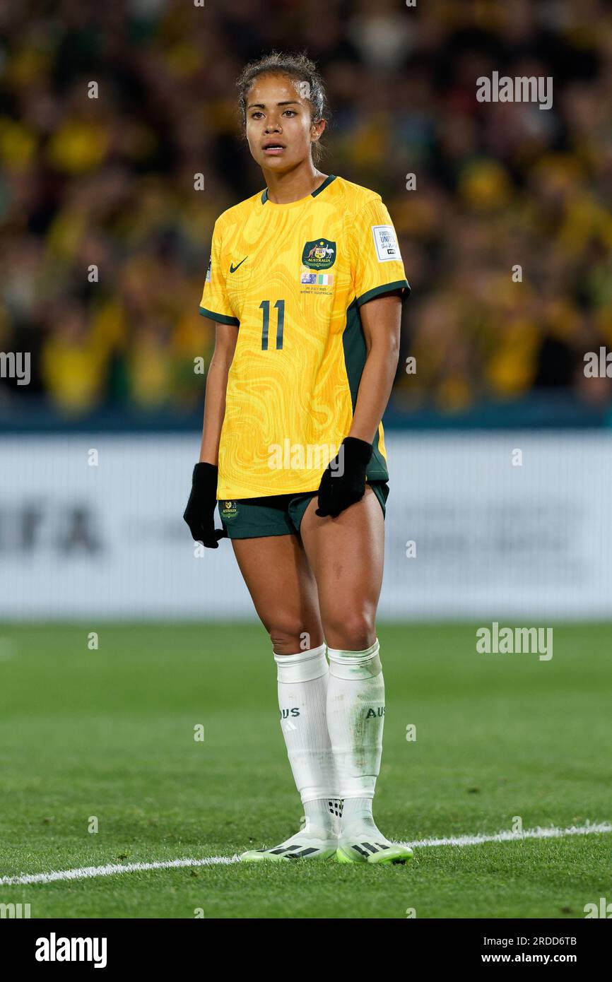 Sydney, Australia. 20th July, 2023. Mary Fowler of Australia looks on ...