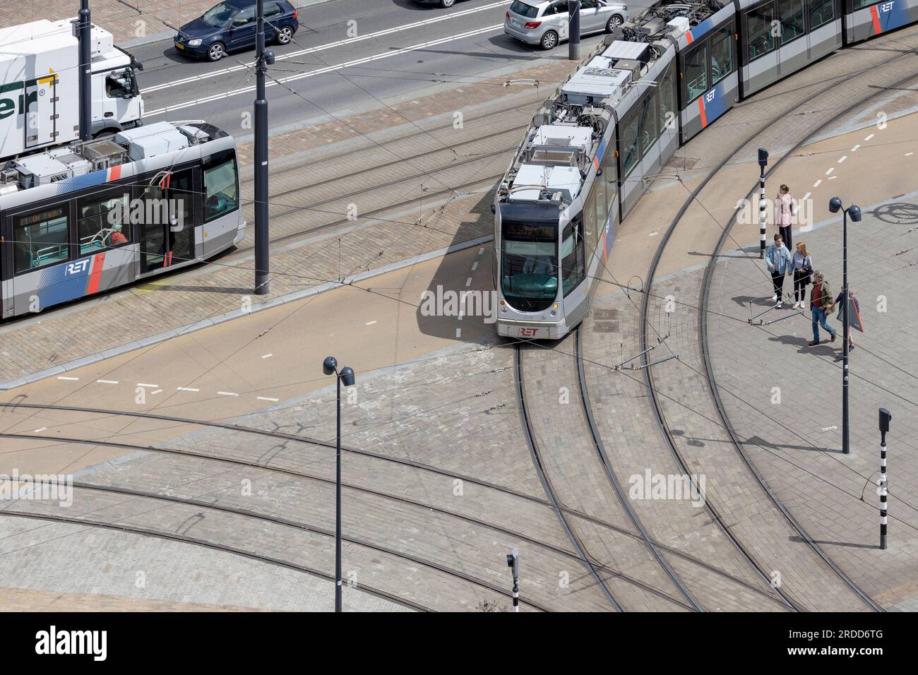 rotterdam, the Netherlands - 2022-06-07: Coolsingel Rotterdam city ...