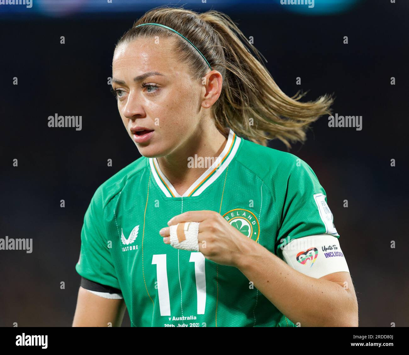 Sydney, Australia. 20th July, 2023. Katie McCABE of Ireland looks on ...