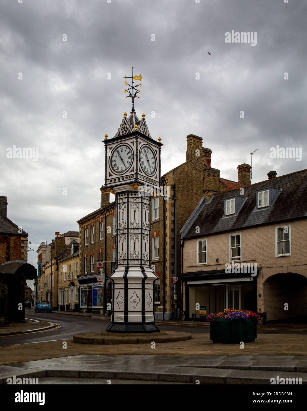 A general view of the Grade II listed Clock Tower in the Market Square ...