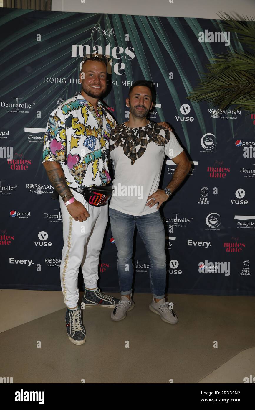 Eric Sindermann und Fabio De Pasquale beim Mates Date Influencer Event ...