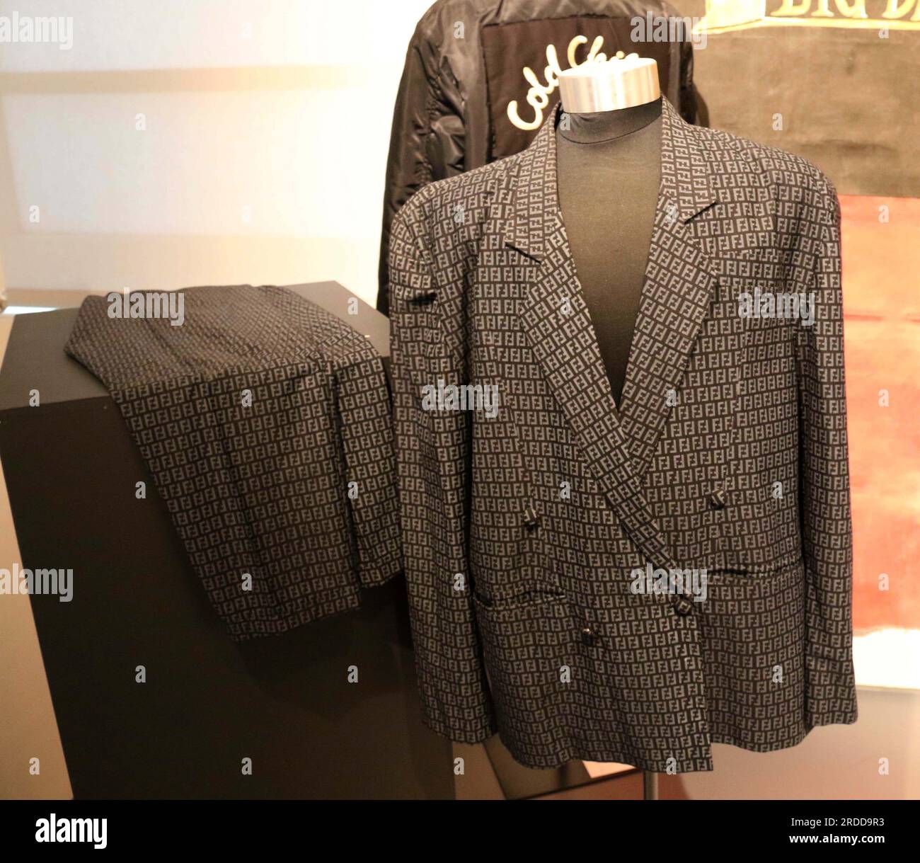 July 20, 2023, New York City, New York, USA: Dapper Dan 2 piece black ...