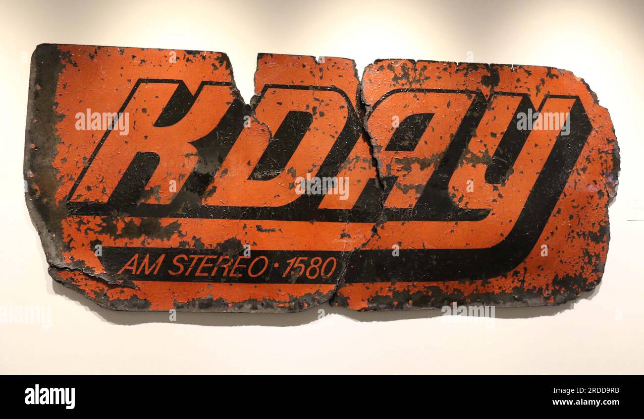 July 20, 2023, New York City, New York, USA: Original KDAY 1580-AM ...