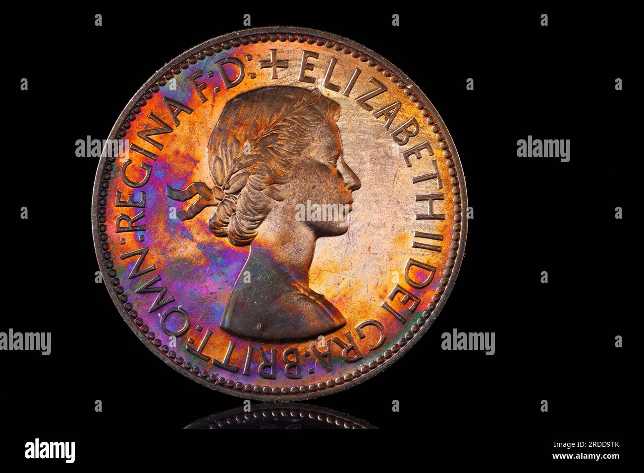 1953 britannia penny hi-res stock photography and images - Alamy