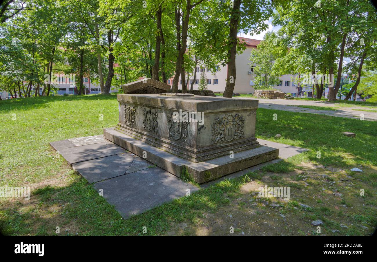 Medieval Bihac Sarcophagus: The Tomb of Croatian Nobles Stock Photo - Alamy