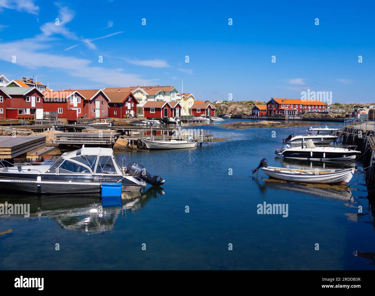 Smogen, Sweden - May 24, 2023: Townscape of scandinavian swedish ...