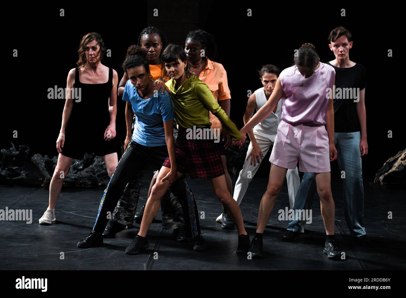 The entire cast of "Black Lights" is seen performing during the ...