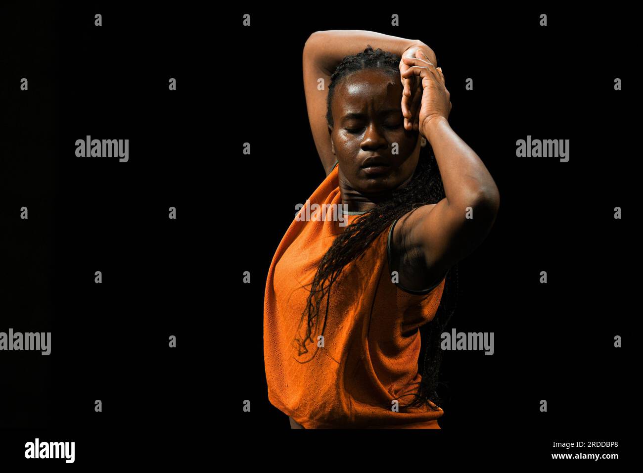 Avignon, France. 19th July, 2023. Mai-Júli Machado Nhapulo is seen ...