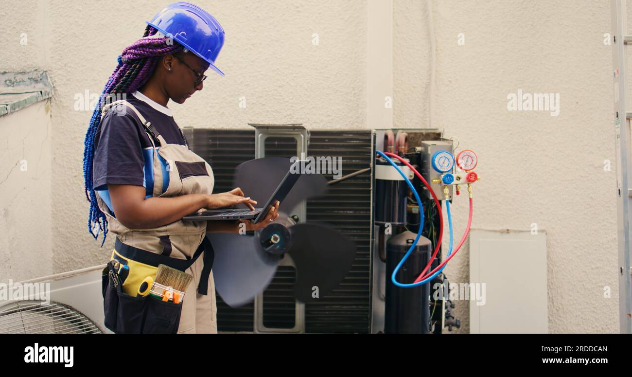 Electricians At Work Outside