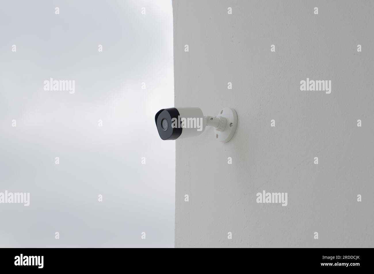 Surveillance camera on the porch, ready to capture every moment ...