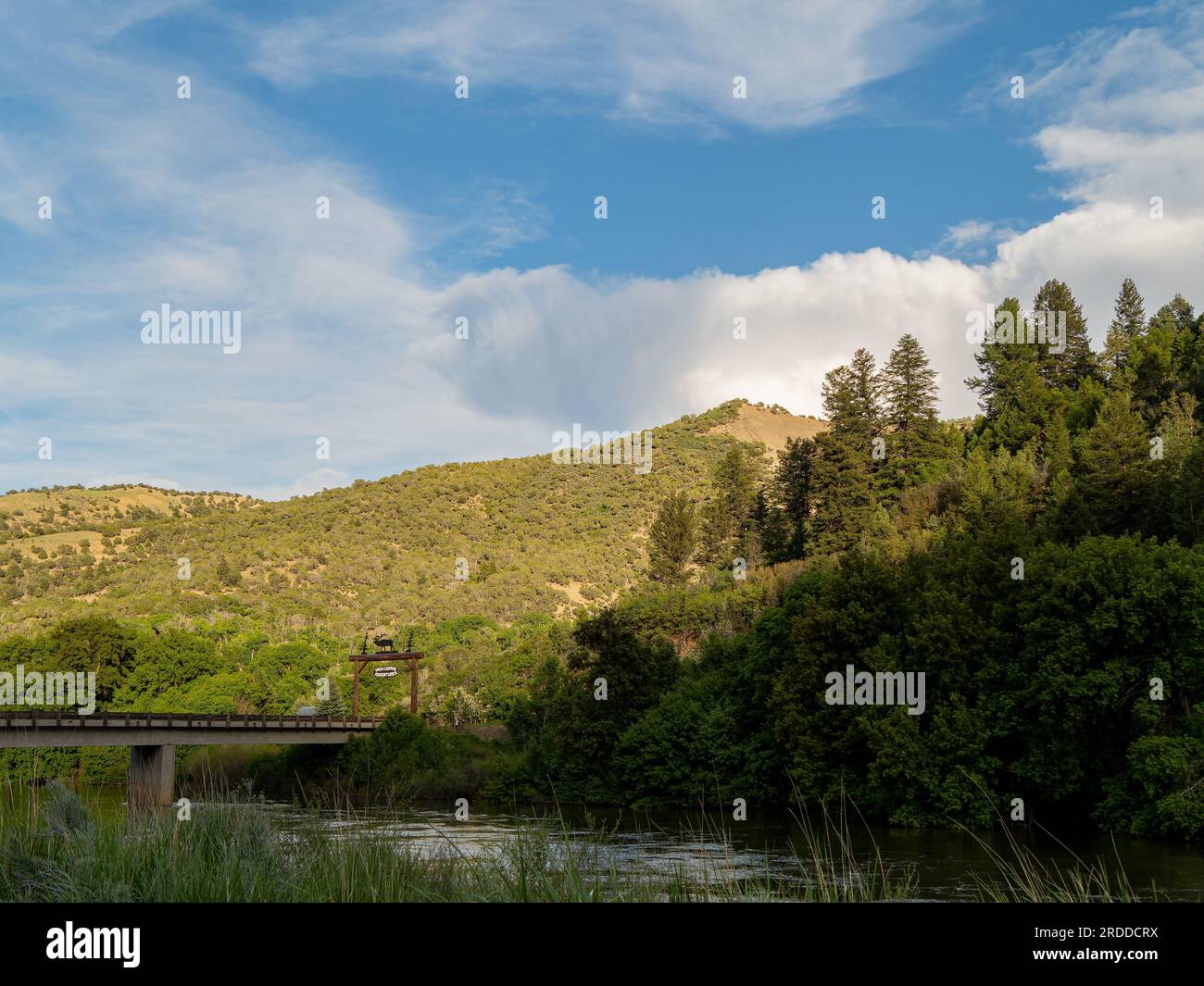 Sunny exterior view of The High Canyon Adventures at Colorado Stock ...
