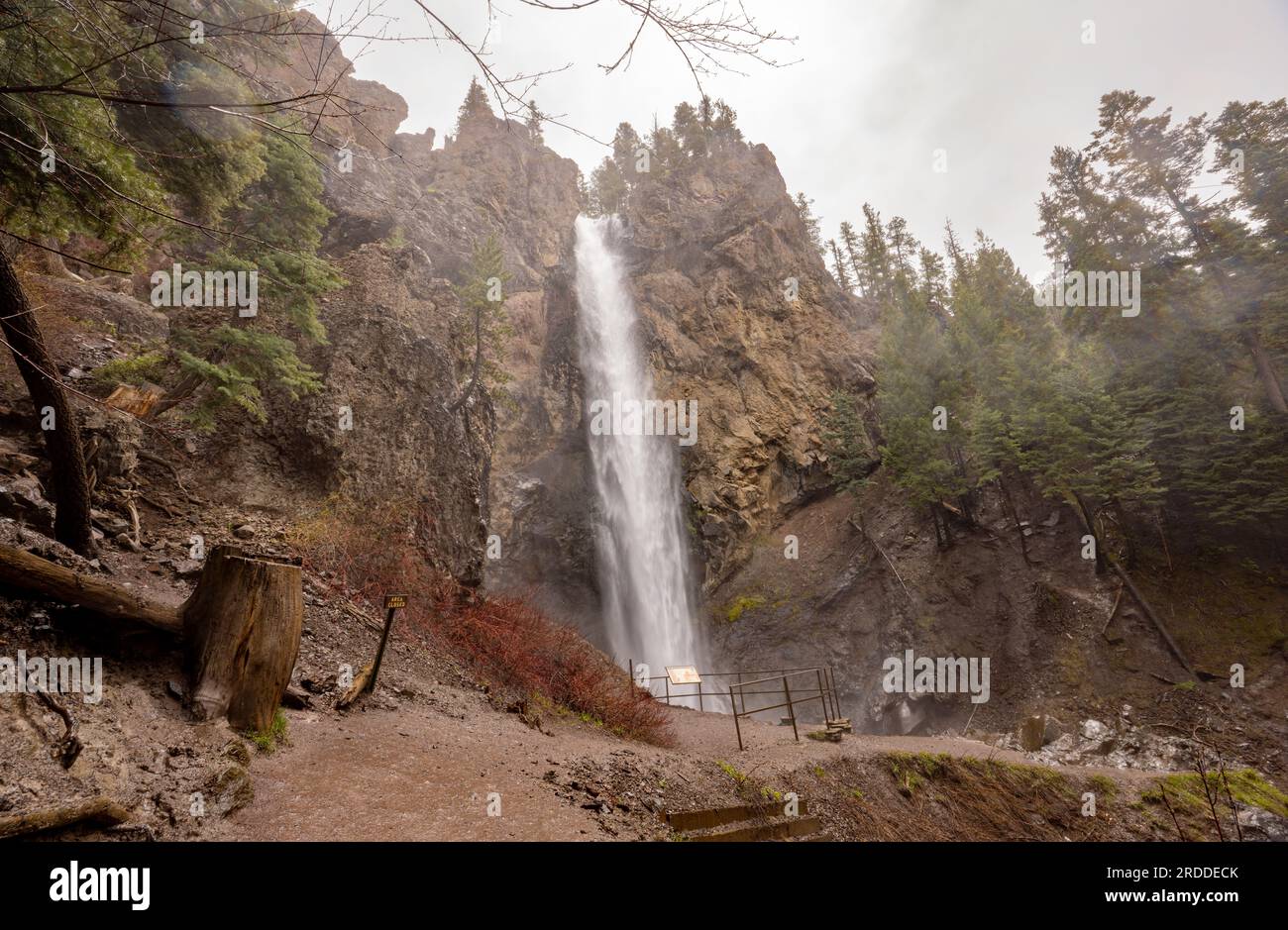 Daytime view of the landscape of Treasure Falls at Colorado Stock Photo ...
