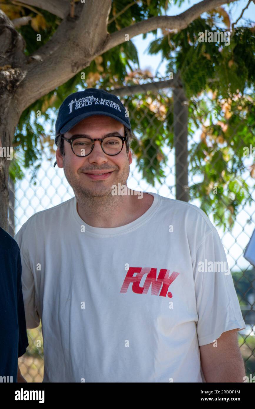 West Hollywood, USA. 20th July, 2023. Nelson Franklin gives a smile ...