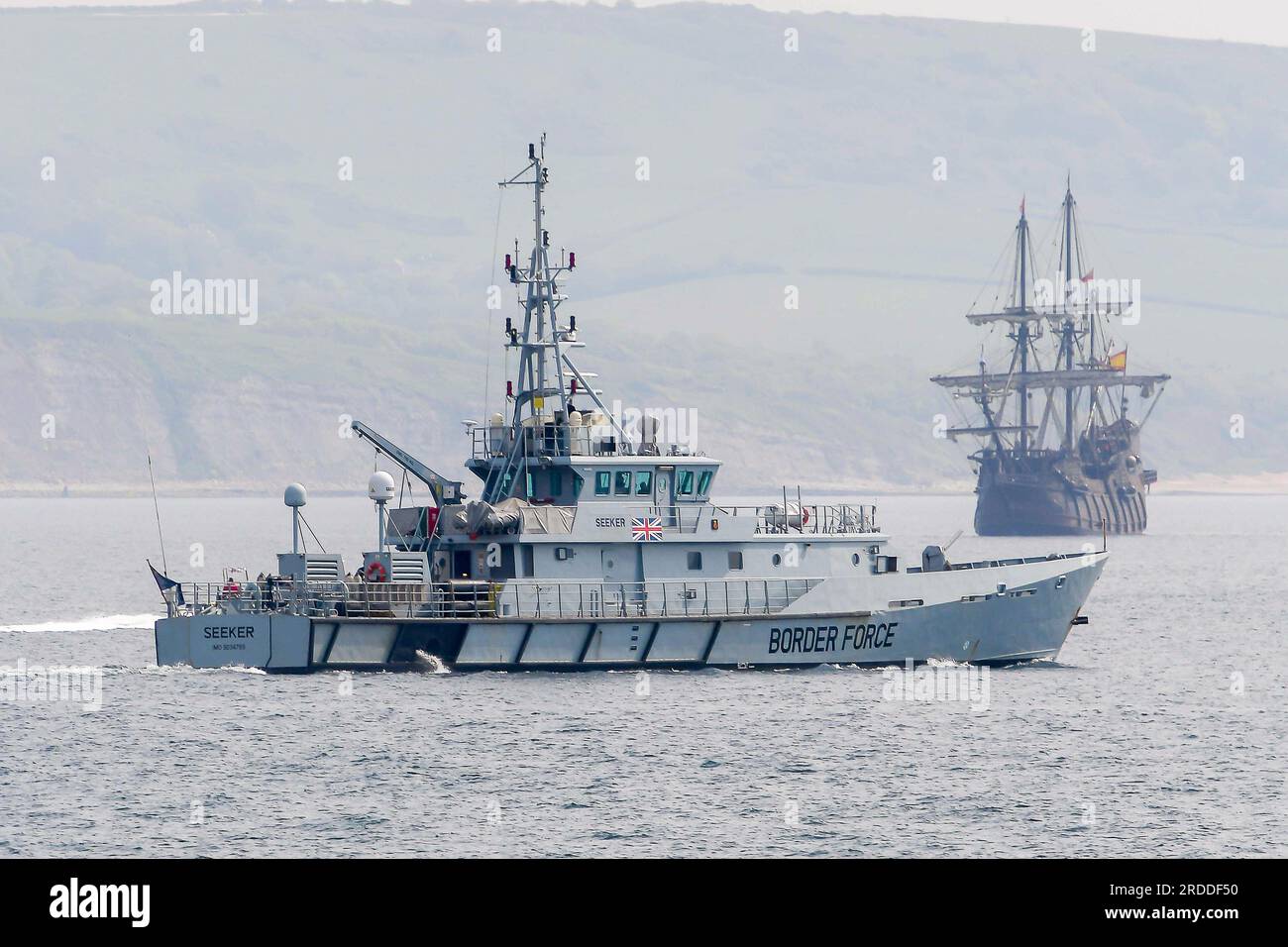 A Border Force patrol ship at Weymouth in Dorset Stock Photo - Alamy