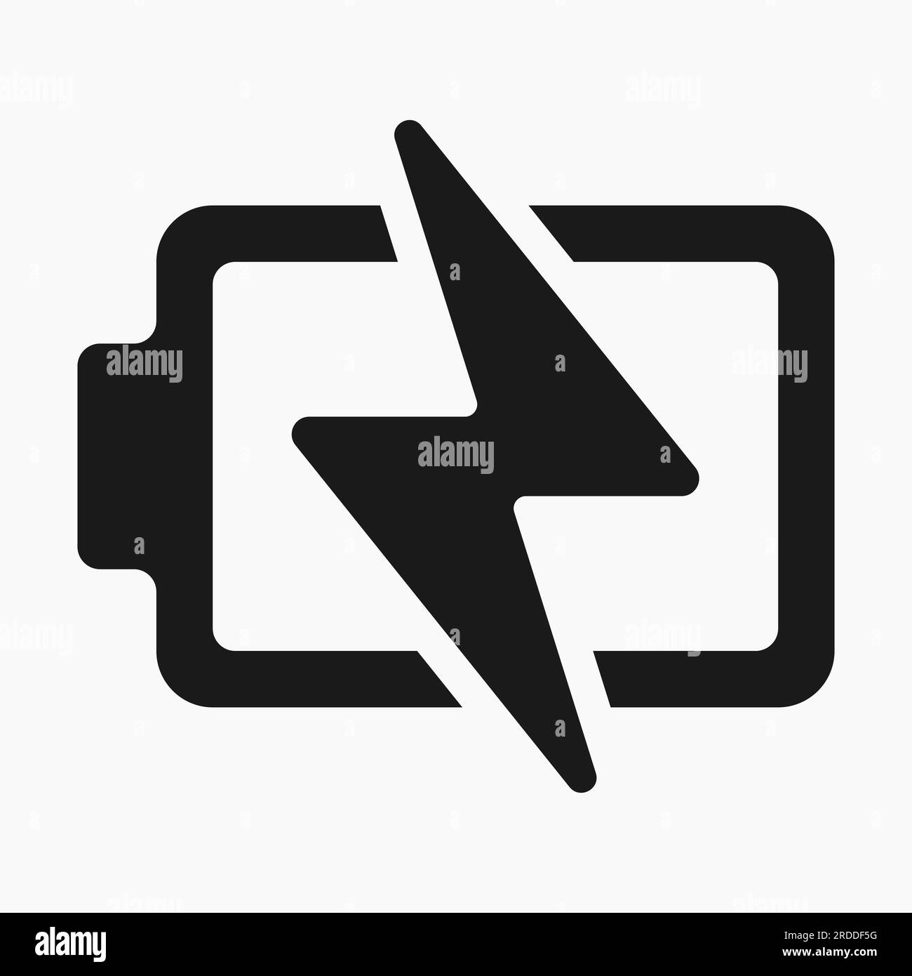 charging battery accumulator simple line icon vector flat illustration Stock Vector Image & Art ...