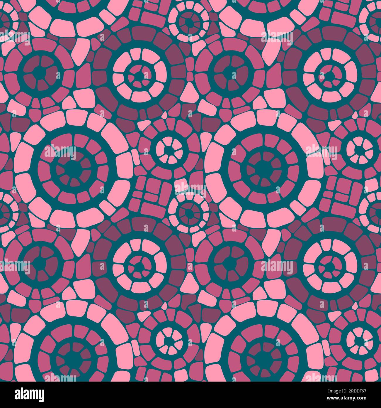 Abstract stone seamless geometric circle wall pattern for wrapping ...