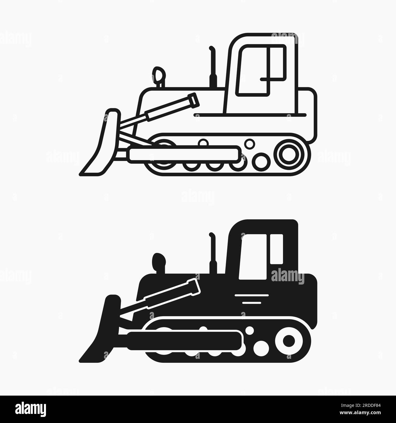 Construction worker vehicles Cut Out Stock Images & Pictures - Alamy