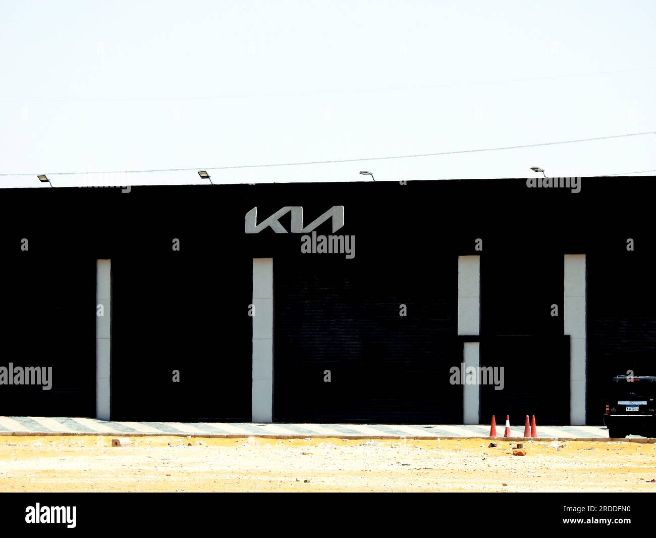 Cairo, Egypt, June 30 2023: KIA Egypt, formerly known as Kyungsung ...