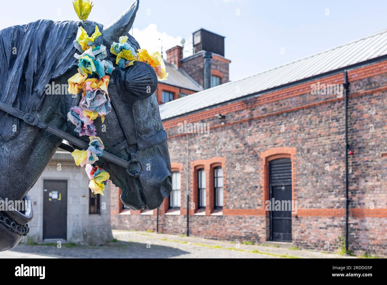 Liverpool, united kingdom May, 16, 2023 The Working Horse Monument ...