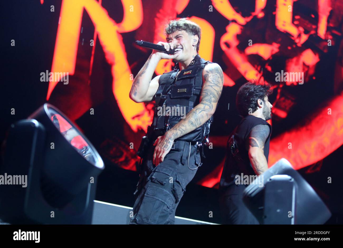 Milan, It. 20th July, 2023. Blanco in concert at the San Siro stadium ...