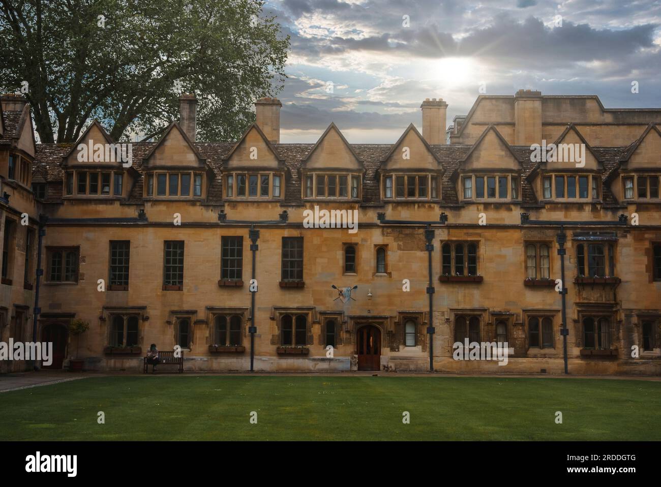 The main gate of Brasenose College building at Oxford Stock Photo - Alamy