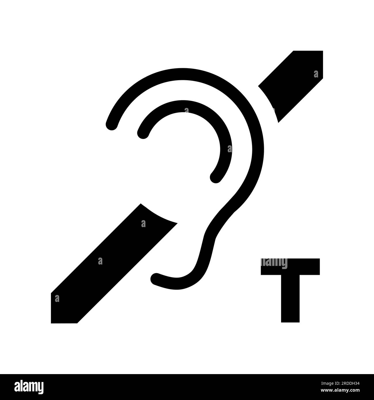 Loop for the hearing impaired Stock Vector Images - Alamy