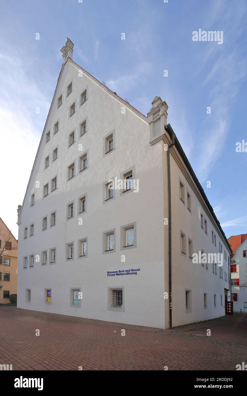 Renaissance Museum of Bread and Art built 1592, Salzstadel, Ulm, Baden ...