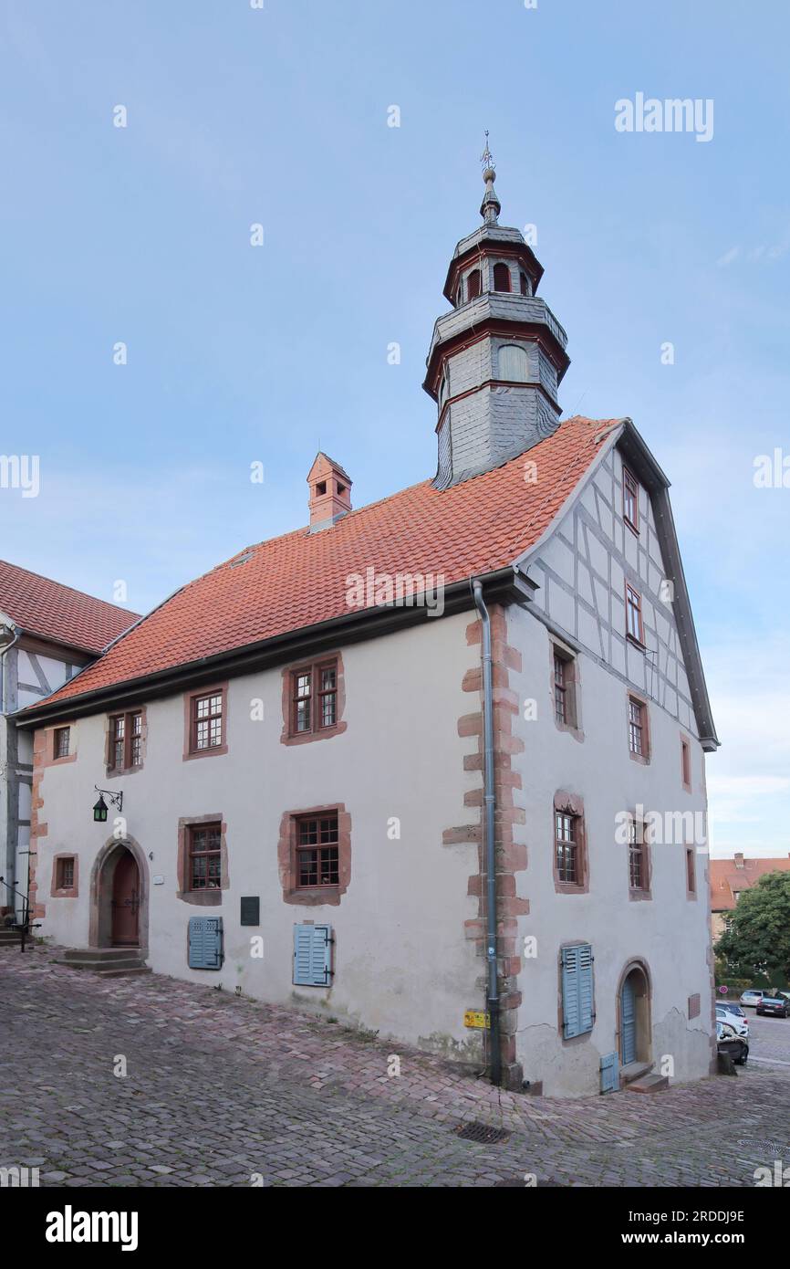 Historic Town Hall in Schlitz Vogelsberg, Hesse, Germany Stock Photo ...
