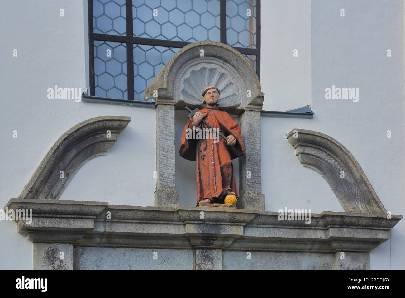 Sculpture of Saint Francis at the Maria Himmelfahrt Church - former ...