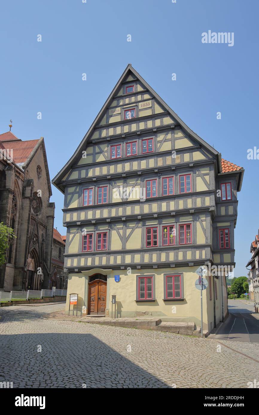 Historic old paper mill built in 1633, Arnstadt, Thuringia, Germany ...