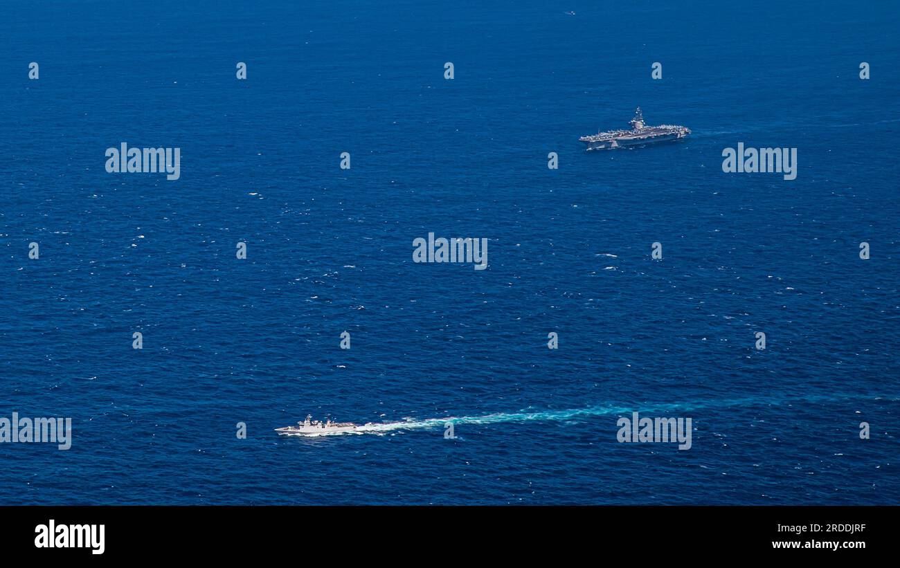 INDIAN OCEAN (July 18, 2023) The U.S. Navy’s only forward-deployed ...