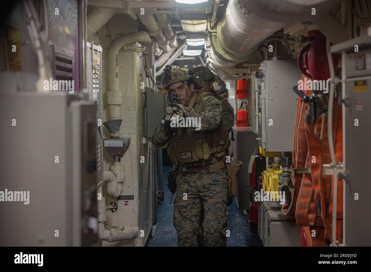 U.S. Marine Corps Pfc. Santos Hernandez, an infantry Marine with ...