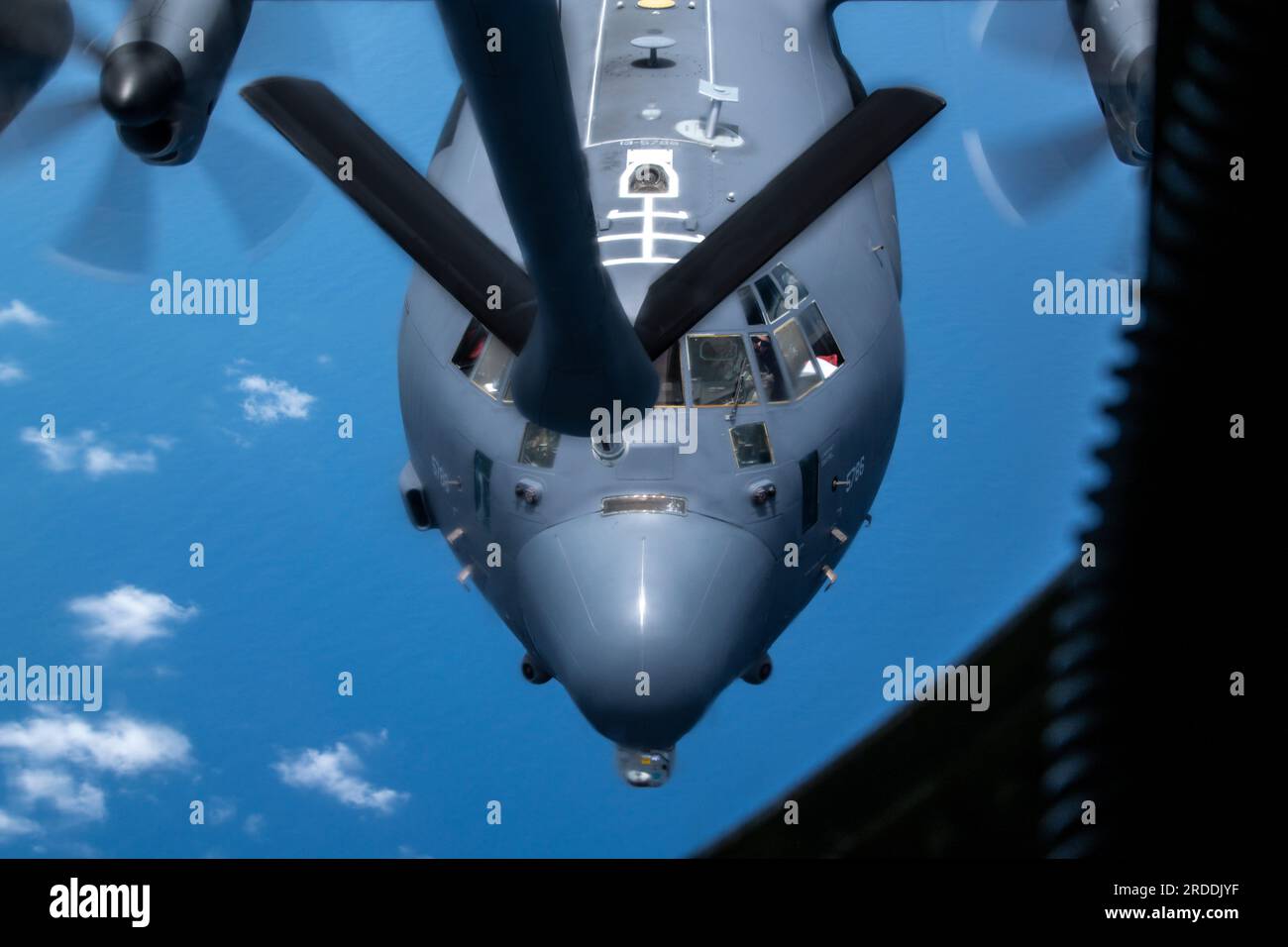 A U.S. Air Force MC-130J Commando II aircraft assigned to the 1st ...