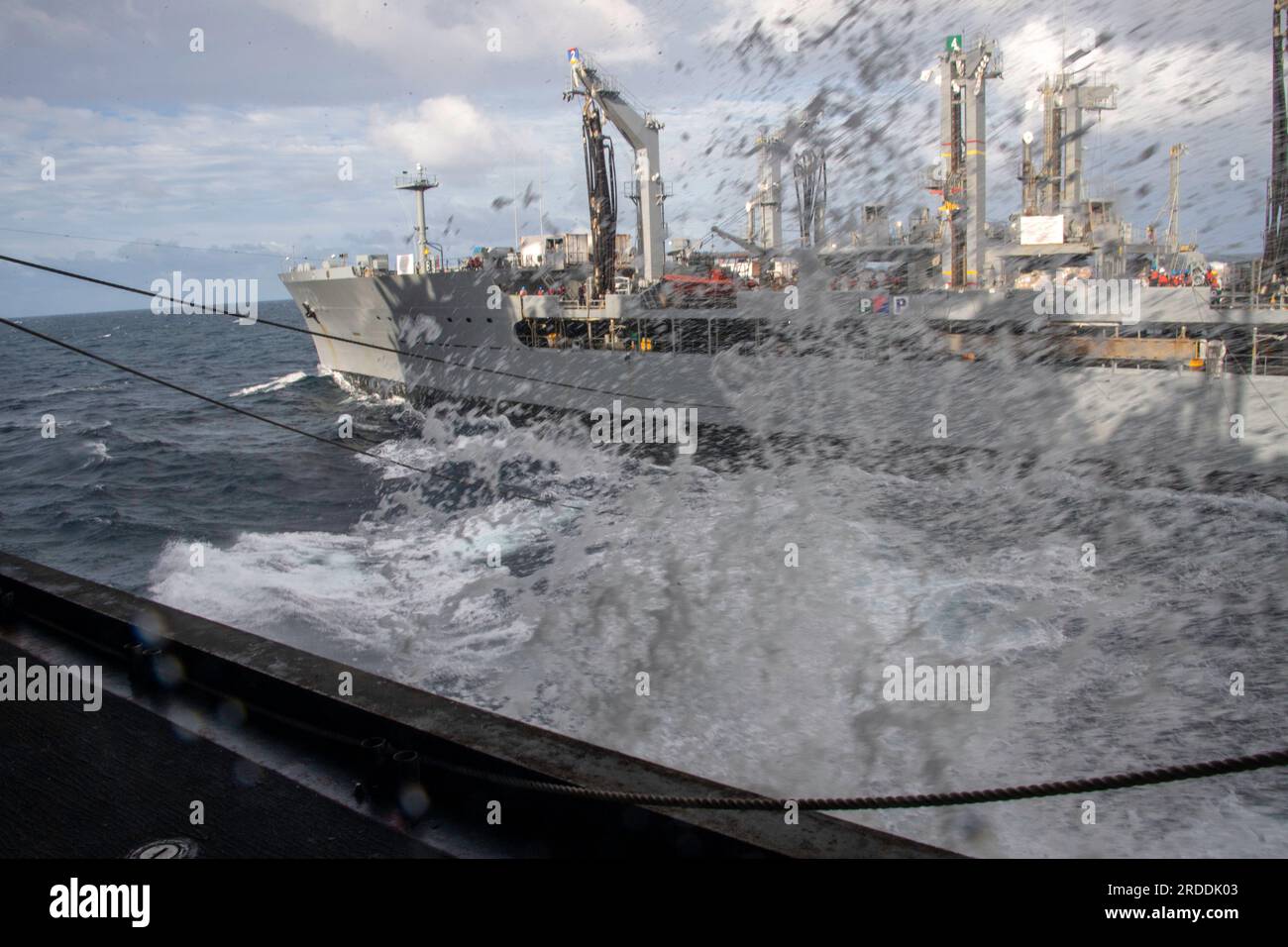 CORAL SEA (July 18, 2023) The fleet replenishment oiler USNS Yukon (T ...