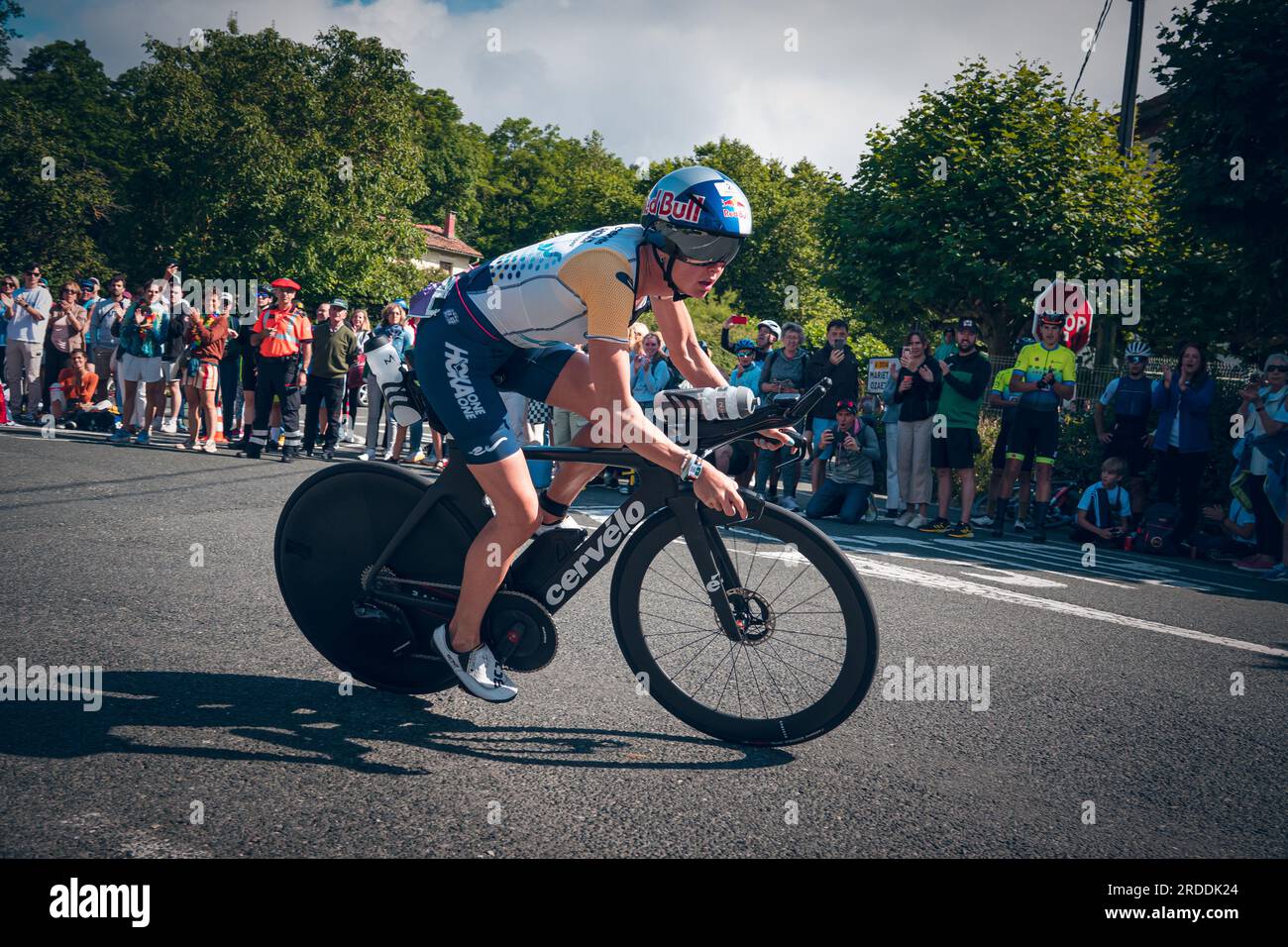 Els Visser participating in the Ironman of Vitoria-Gasteiz 2023 Stock ...