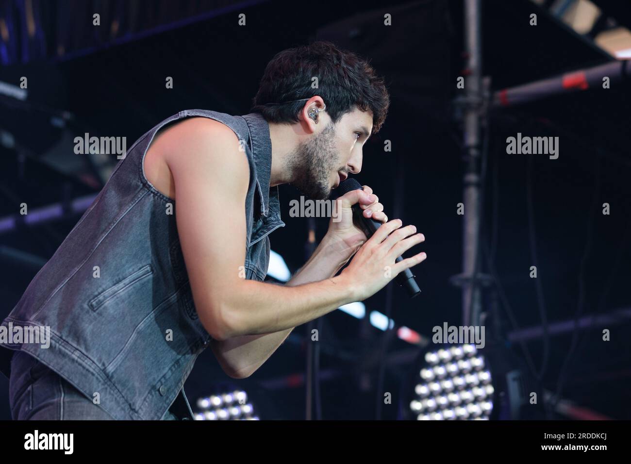 The colombian singer sebastian yatra performs during the concer hi-res ...