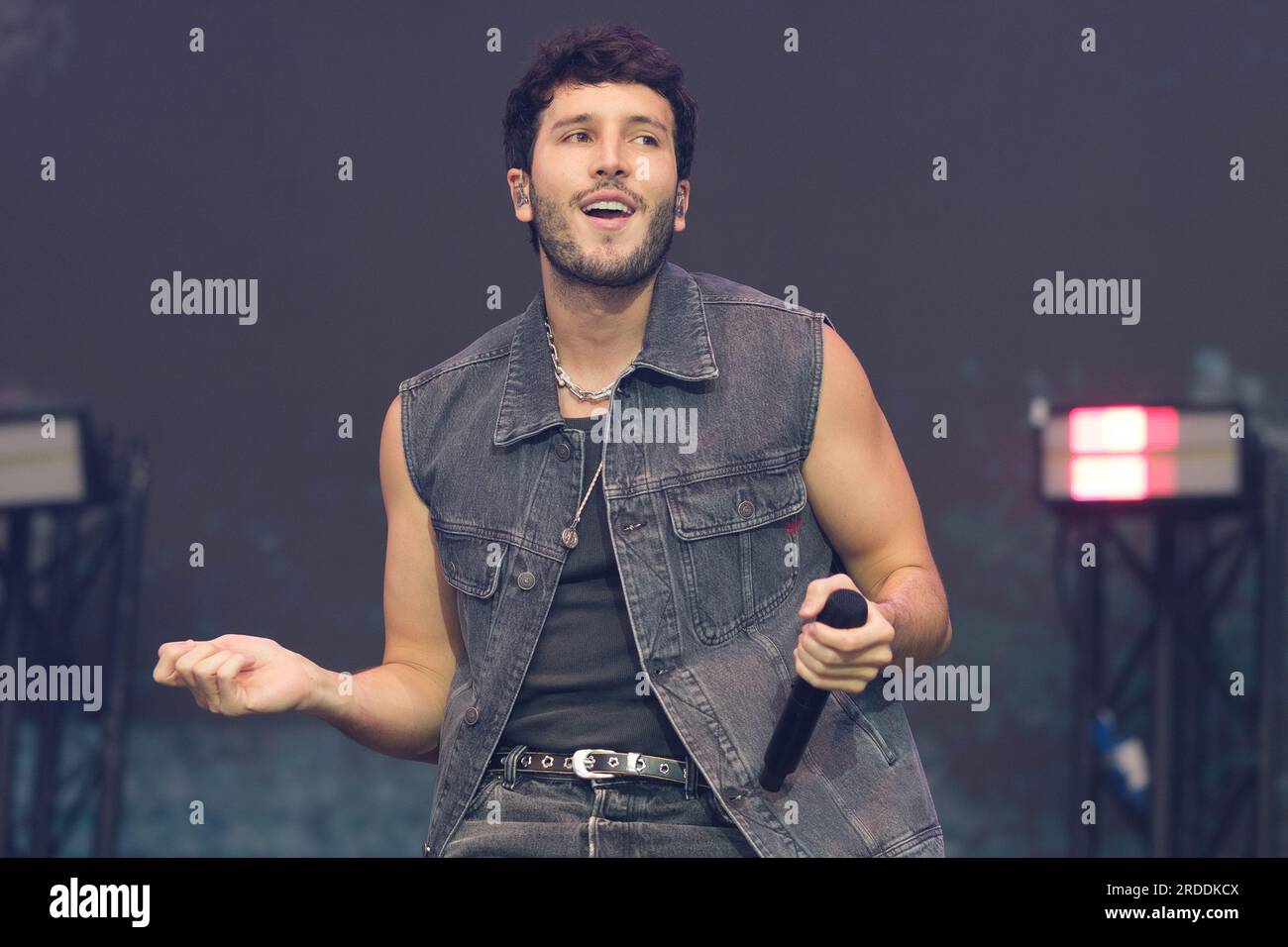 The colombian singer sebastian yatra performs during the concer hi-res ...
