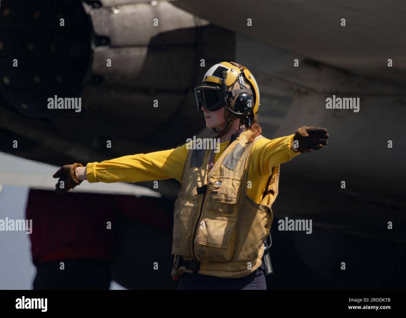 Aviation Boatswain's Mate (Handling) 3rd Class Jayda Sitler, from ...