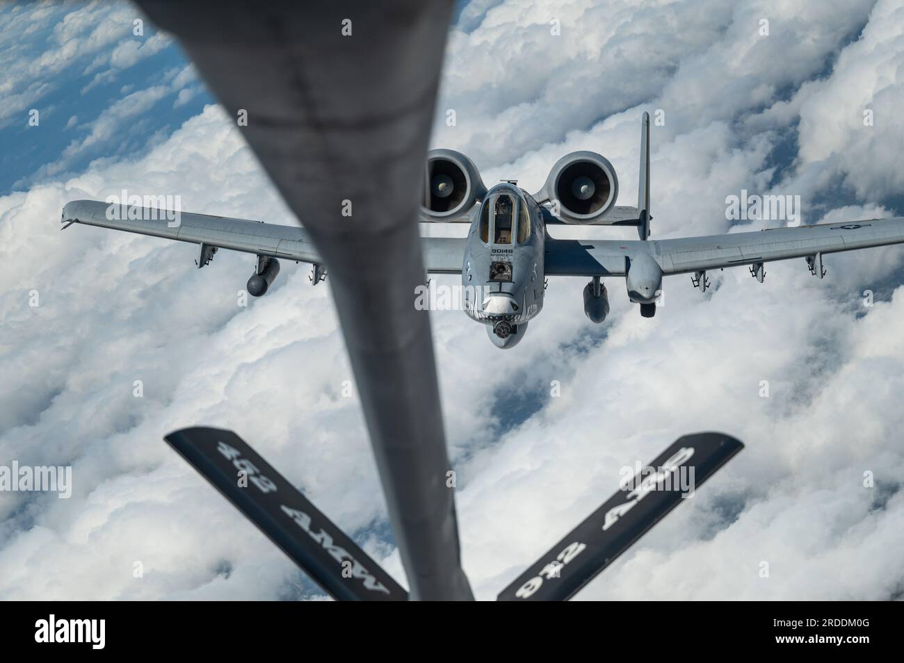 A U.S. Air Force Reserve A-10 Thunderbolt II assigned to the 64th Air Expeditionary Wing ...